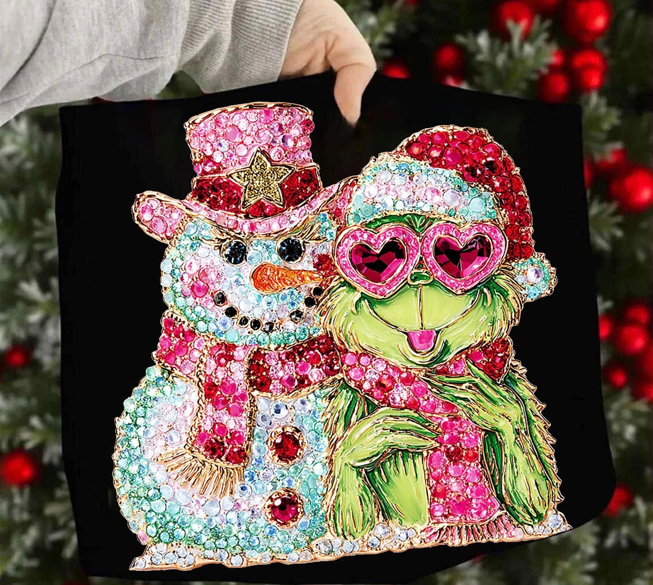 Grinch diamond 💎 Snowman ☃️ – Hello Honey-336